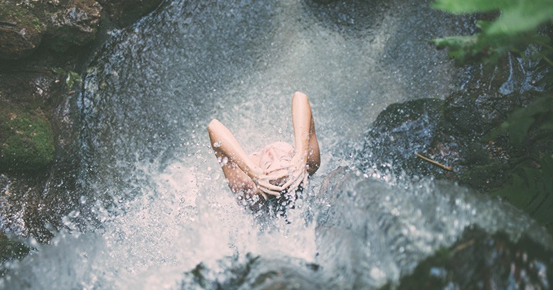 Een koude douche, brrr... maar heel gezond en milieubewust!